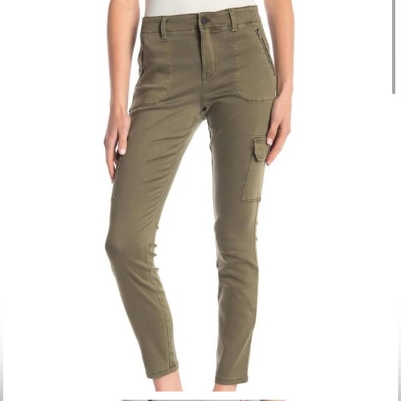 Level 99 | Pants & Jumpsuits | Level 99 Cedar Green Cargo Pants Nwt ...